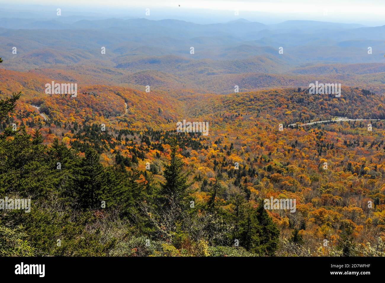 Scenic Blue ridge Mountains of United States Stock Photo - Alamy