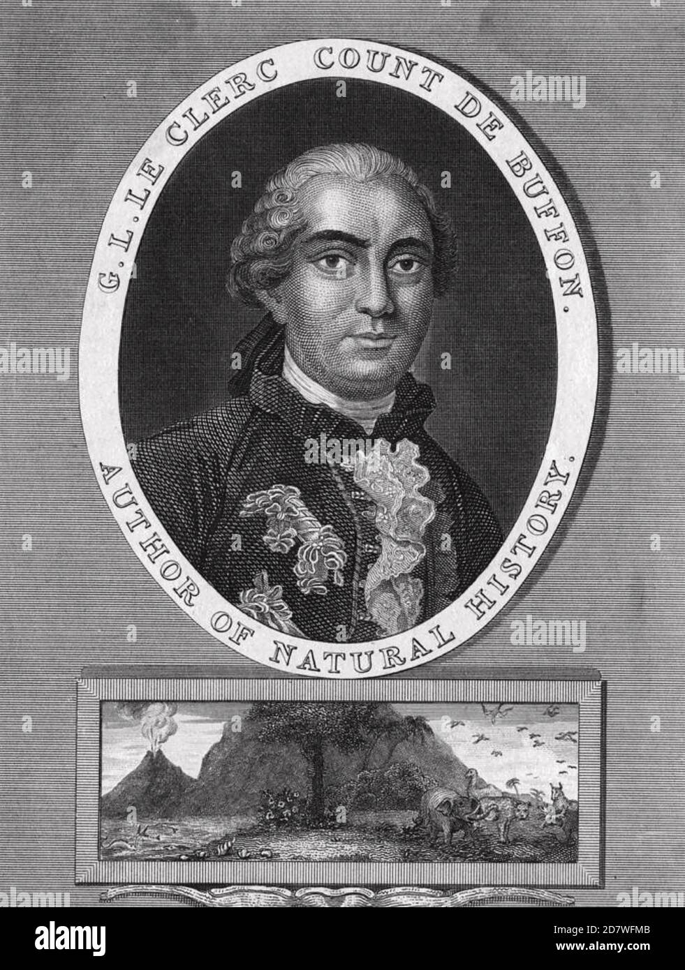 GEORGES-LOUIS LECLERC, Comte de Buffon (1707-1788) French naturalist ...