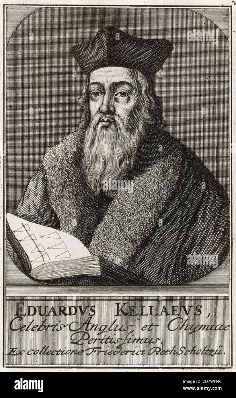 EDWARD KELLEY ((1555-c 1597) English occultist who worked with John Dee ...