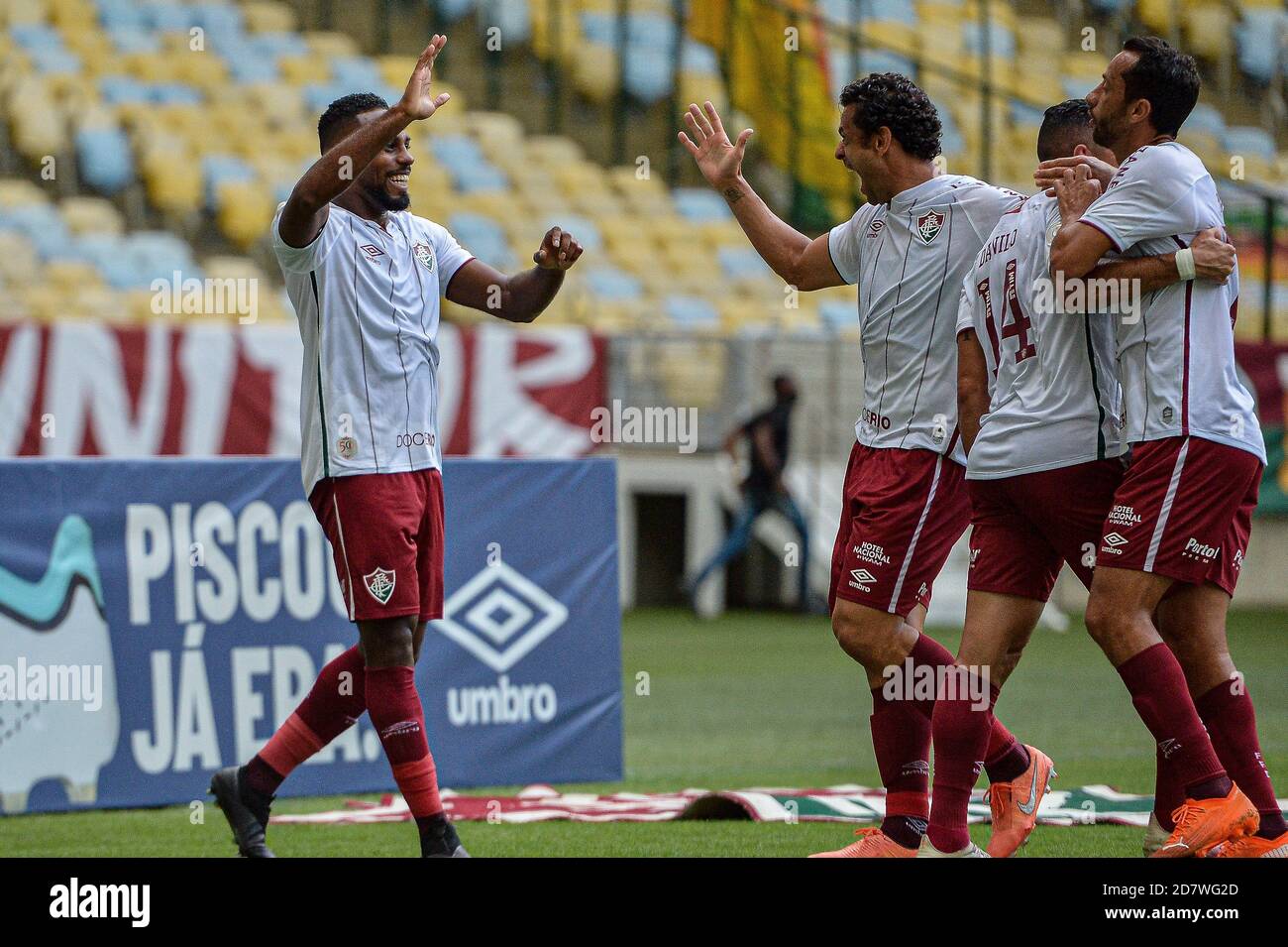 Rio De Janeiro, Brazil. 22nd Jan, 2012. Luccas Claro scores a goal ...