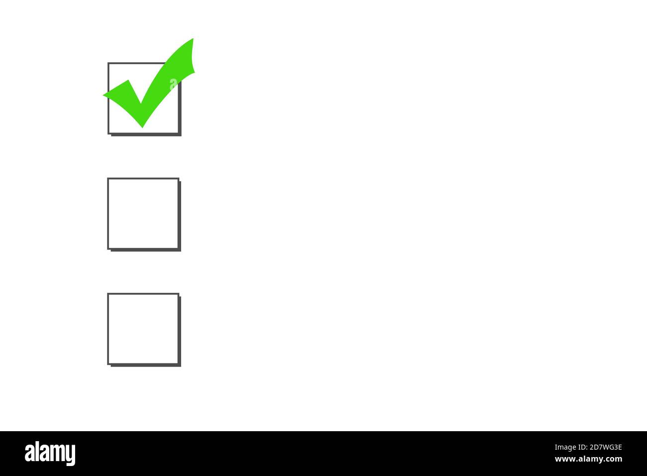 Checklist marked green checkmark. President elections. election ...