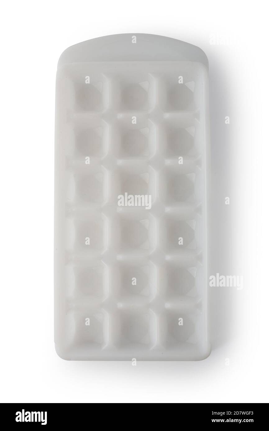 Form for freezing ice isolated on white background Stock Photo - Alamy