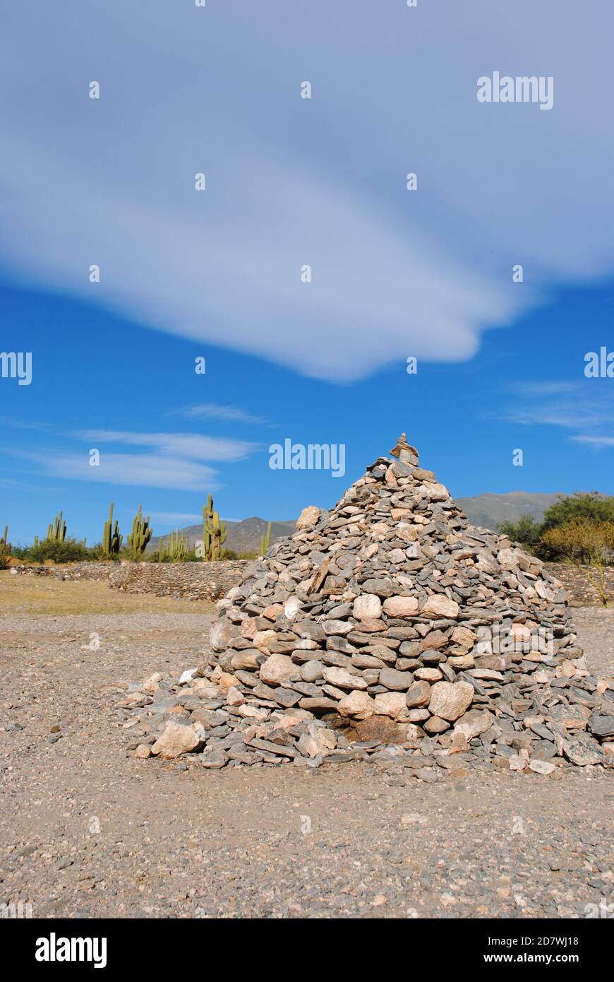 Pile of rocks for worship Stock Photo - Alamy