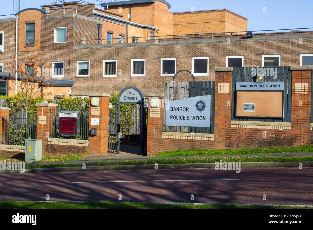23 October 2020 The local police station housing The PSNI in Bangor ...