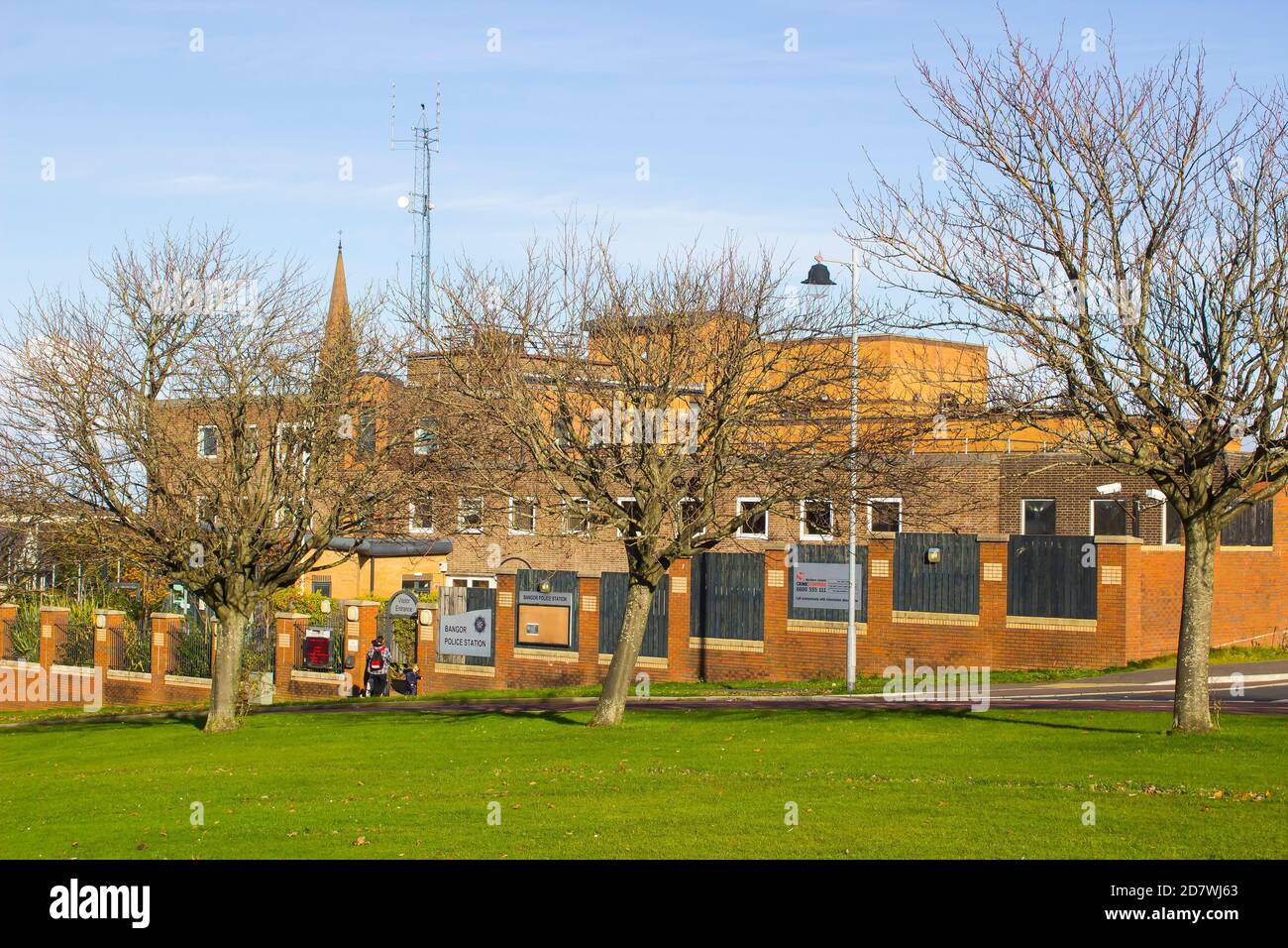 23 October 2020 The local police station housing The PSNI in Bangor ...