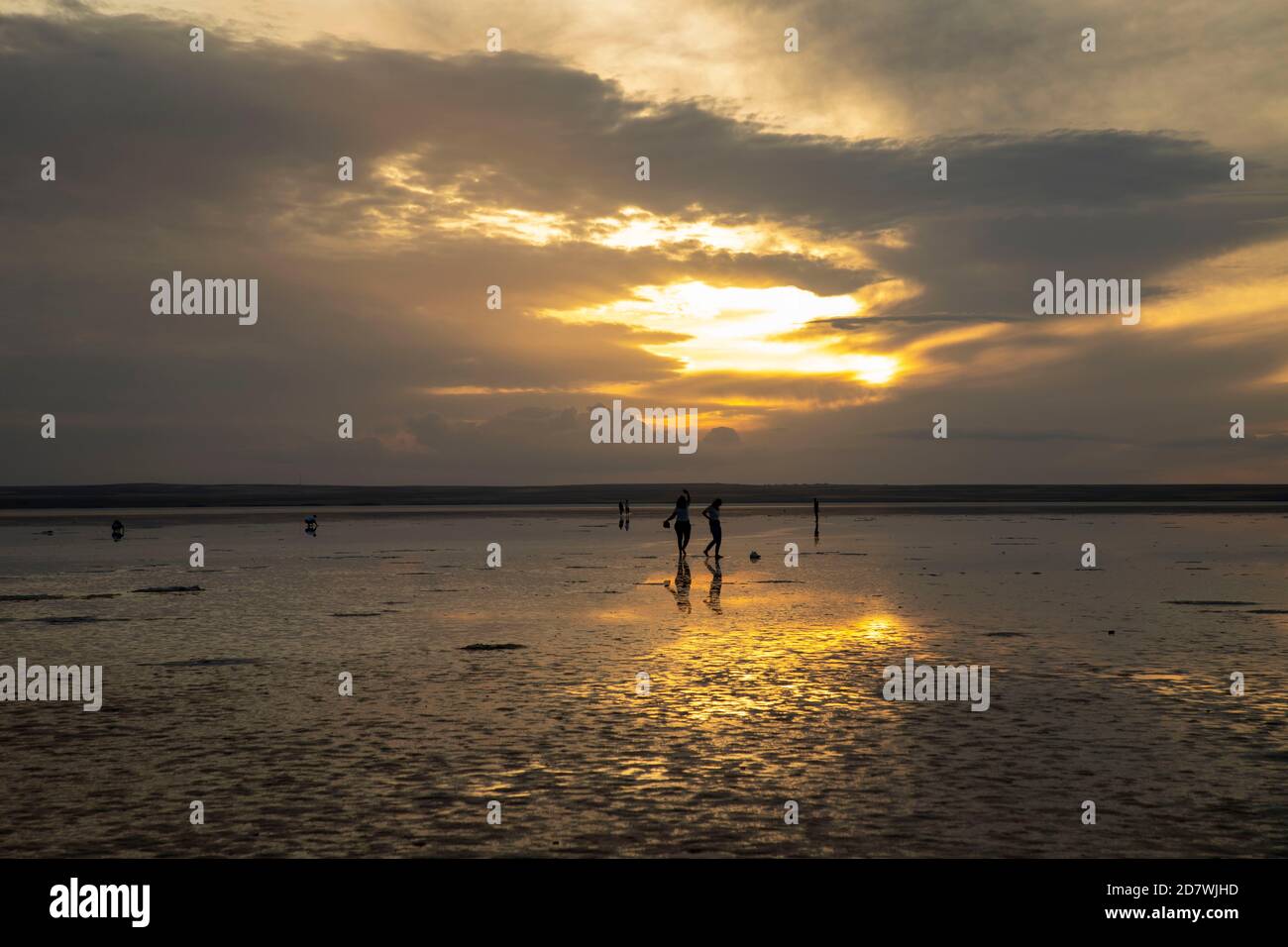 Beautiful Salt Lake Tuz Golu in Turkey. One of the largest salt lakes ...