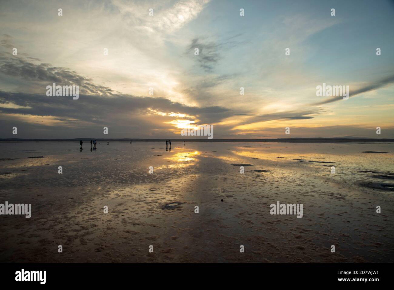 Beautiful Salt Lake Tuz Golu in Turkey. One of the largest salt lakes ...