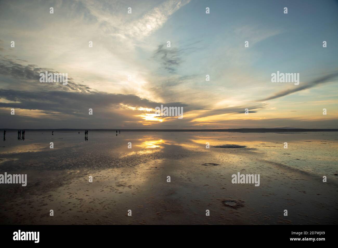 Beautiful Salt Lake Tuz Golu in Turkey. One of the largest salt lakes ...