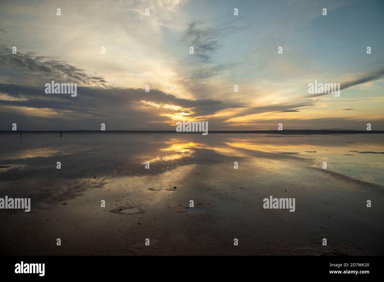 Beautiful Salt Lake Tuz Golu in Turkey. One of the largest salt lakes ...