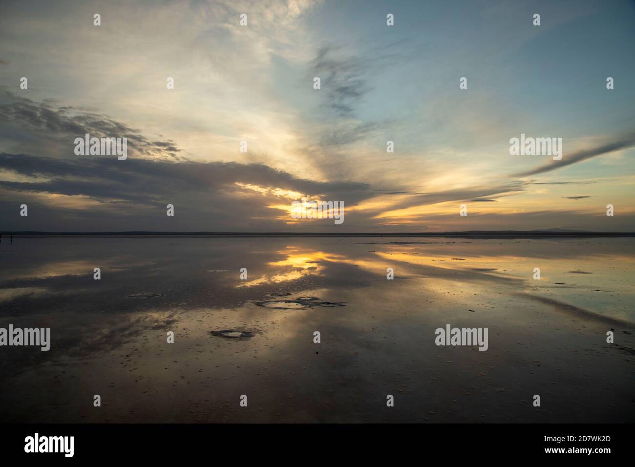 Beautiful Salt Lake Tuz Golu in Turkey. One of the largest salt lakes ...