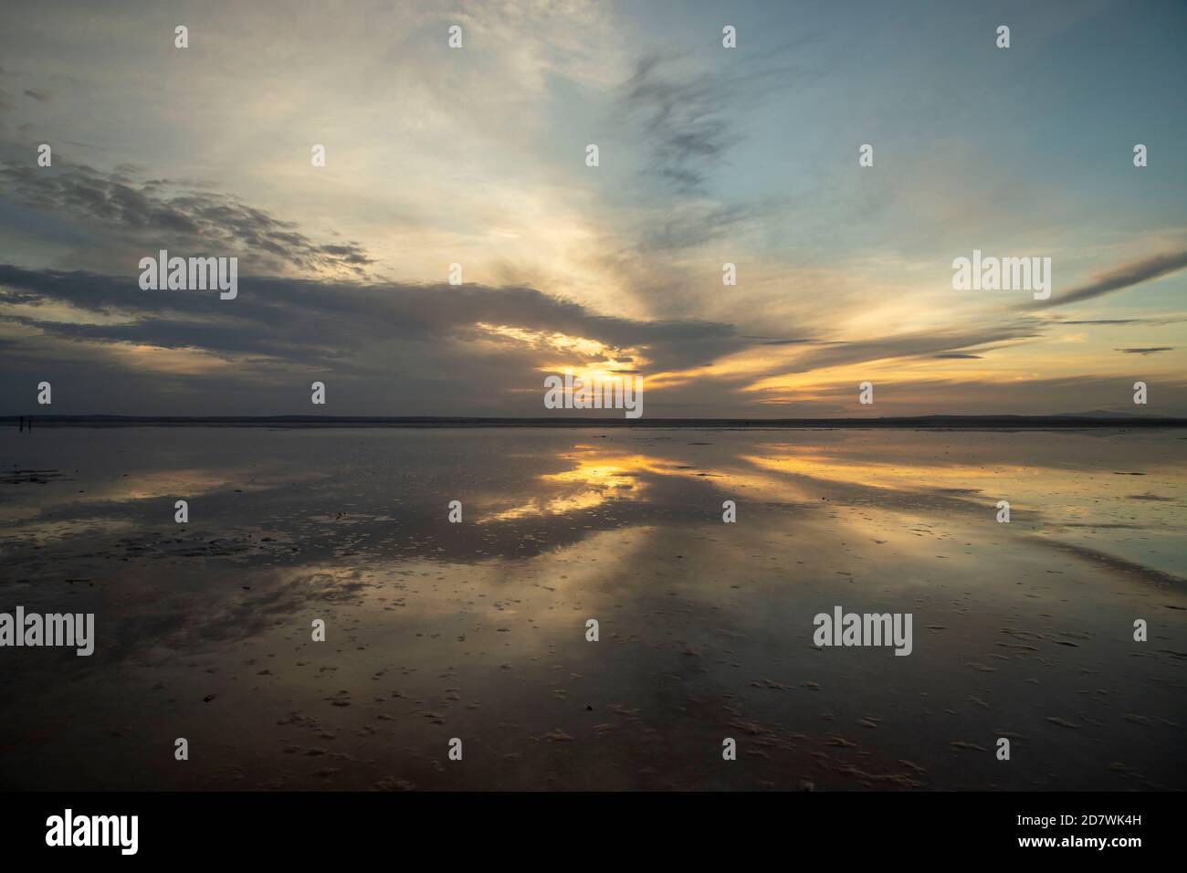 Beautiful Salt Lake Tuz Golu in Turkey. One of the largest salt lakes ...