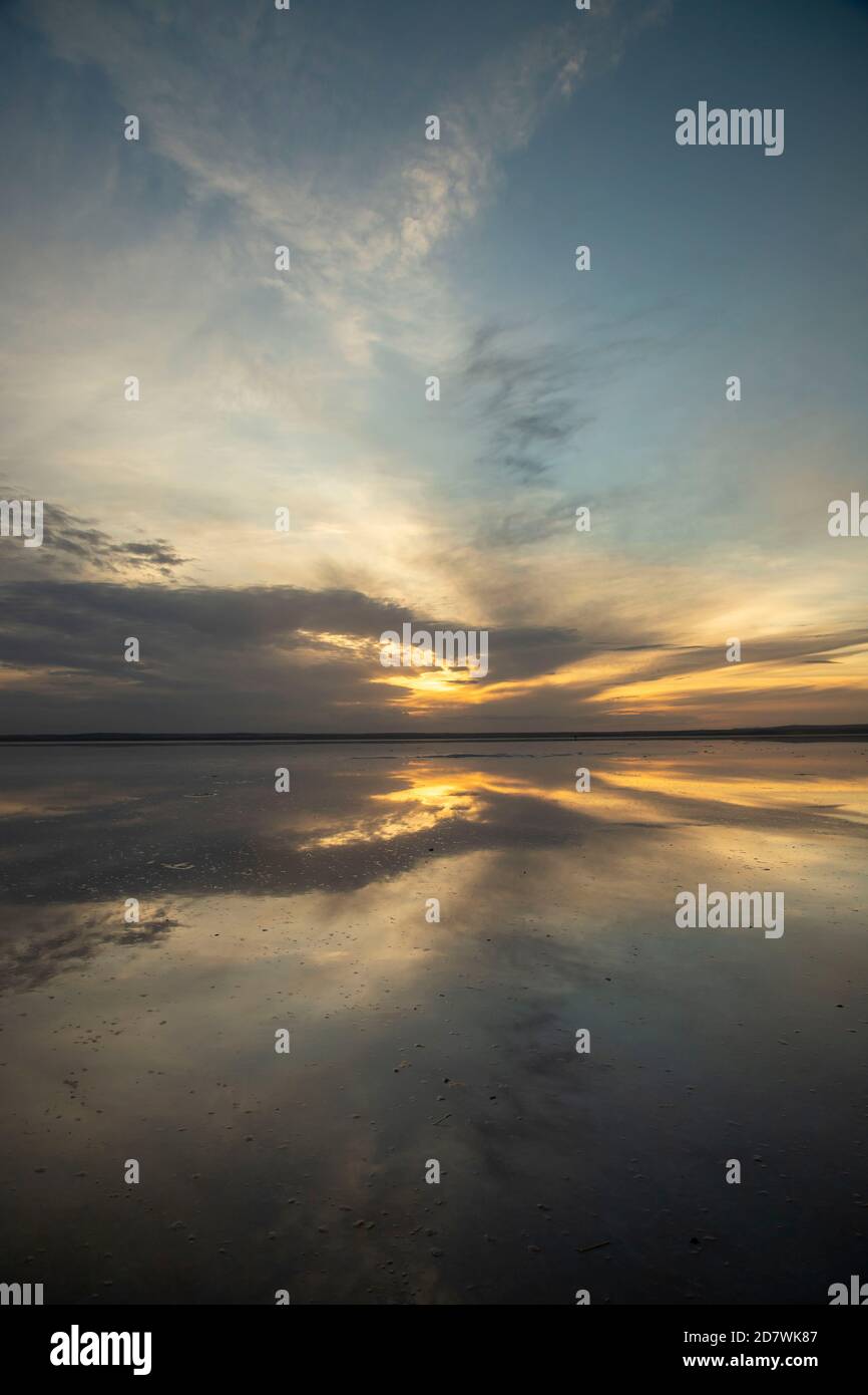 Beautiful Salt Lake Tuz Golu in Turkey. One of the largest salt lakes ...
