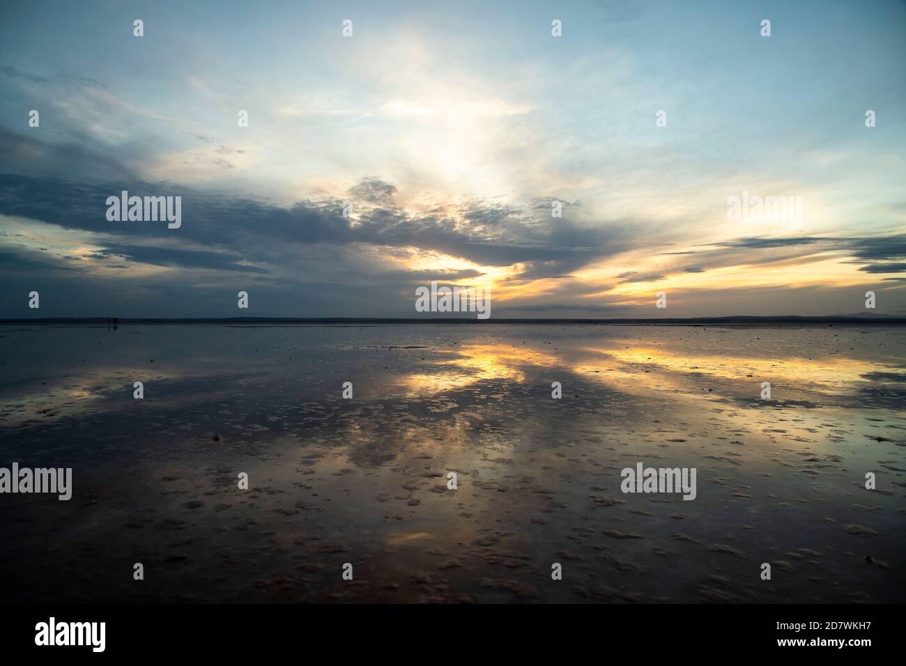 Beautiful Salt Lake Tuz Golu in Turkey. One of the largest salt lakes ...