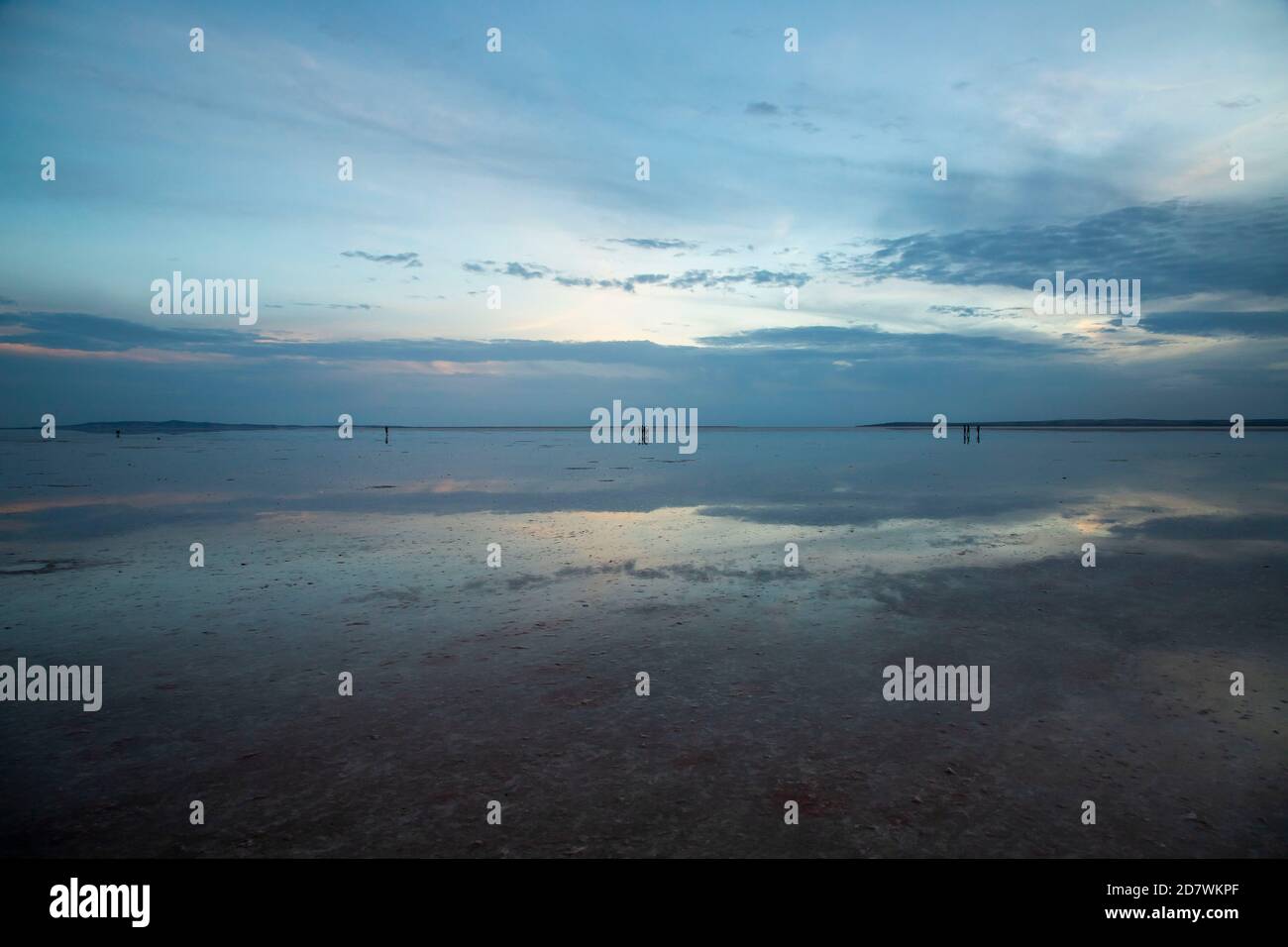Beautiful Salt Lake Tuz Golu in Turkey. One of the largest salt lakes ...