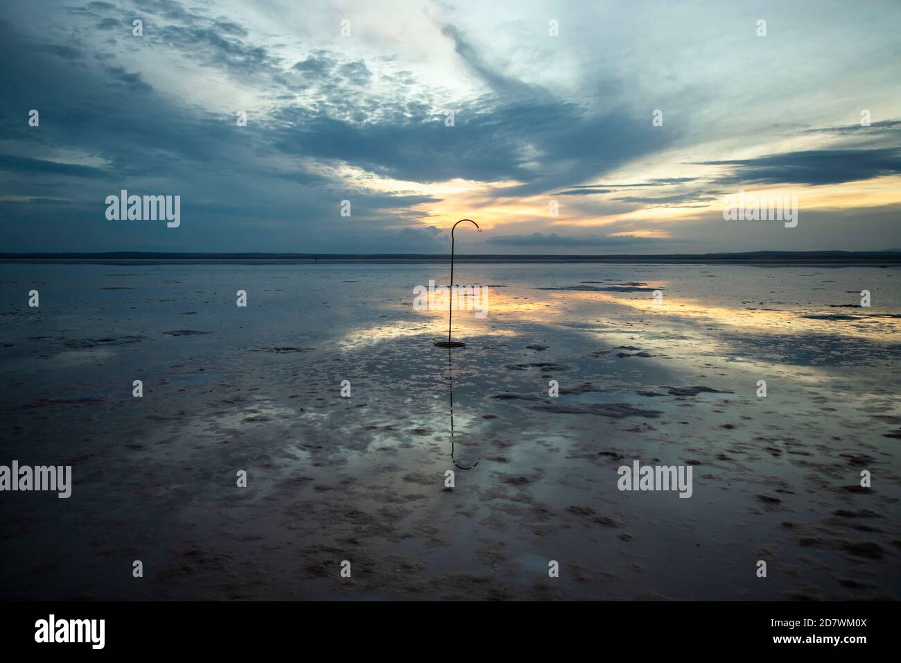 Beautiful Salt Lake Tuz Golu in Turkey. One of the largest salt lakes ...