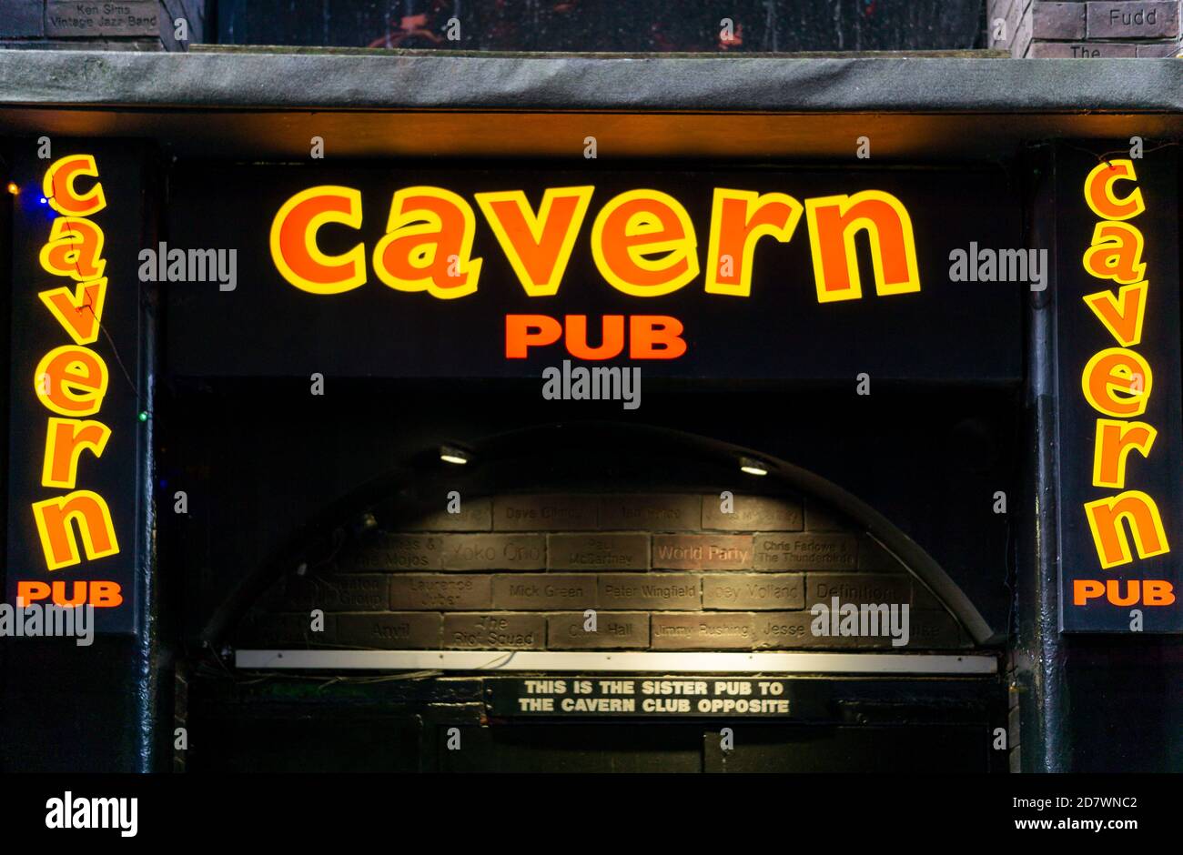 The entrance to the Cavern Pub across the street from the famous Cavern ...
