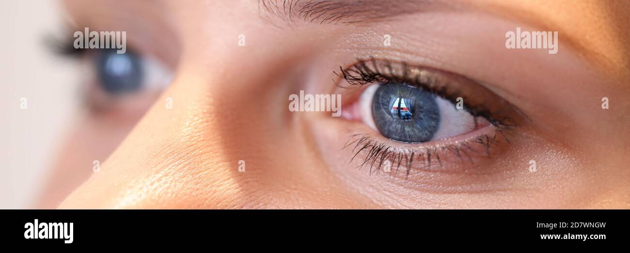 Close up of imperfect face of woman without makeup Stock Photo - Alamy
