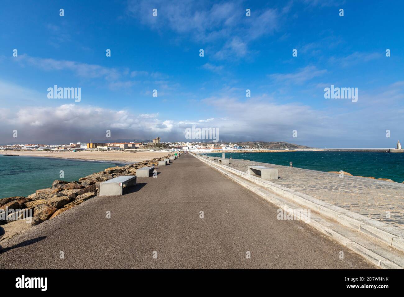 Mediterranean sea and Atlantic ocean, Isla de las Palomas, Tarifa ...