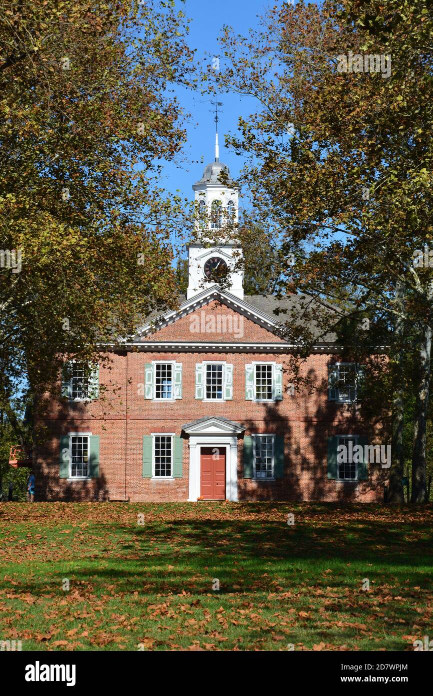 The historic colonial era Chowan County Courthouse in Edenton, North ...