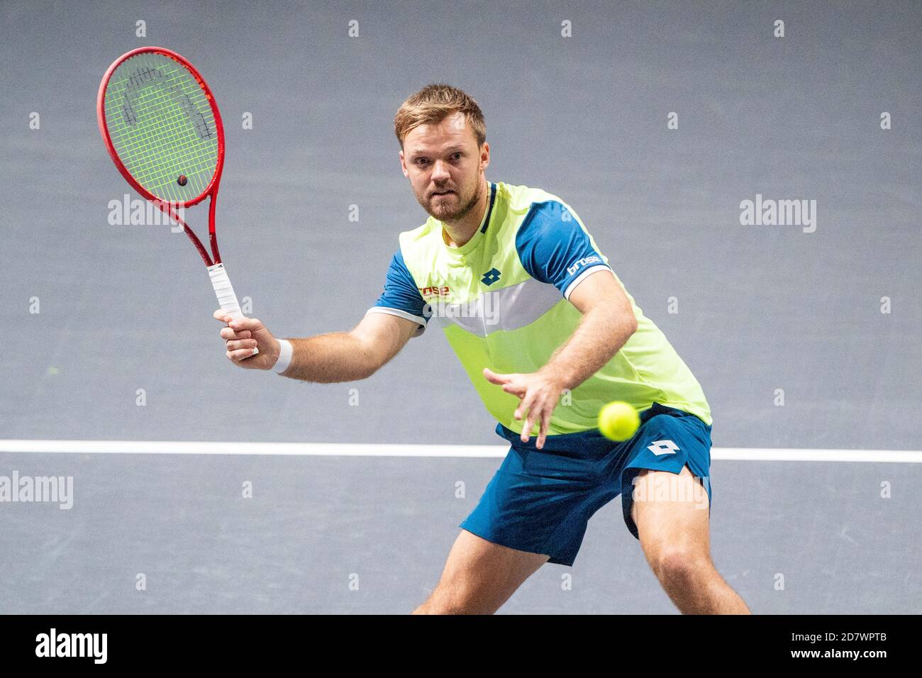 Kevin KRAWIETZ (GER), action, tennis, bett1HULKS Championship 2020, ATP 250 tournament on ...