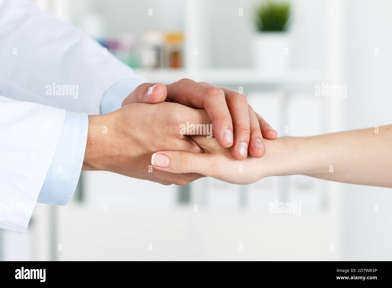 Patient cheering and support Stock Photo - Alamy