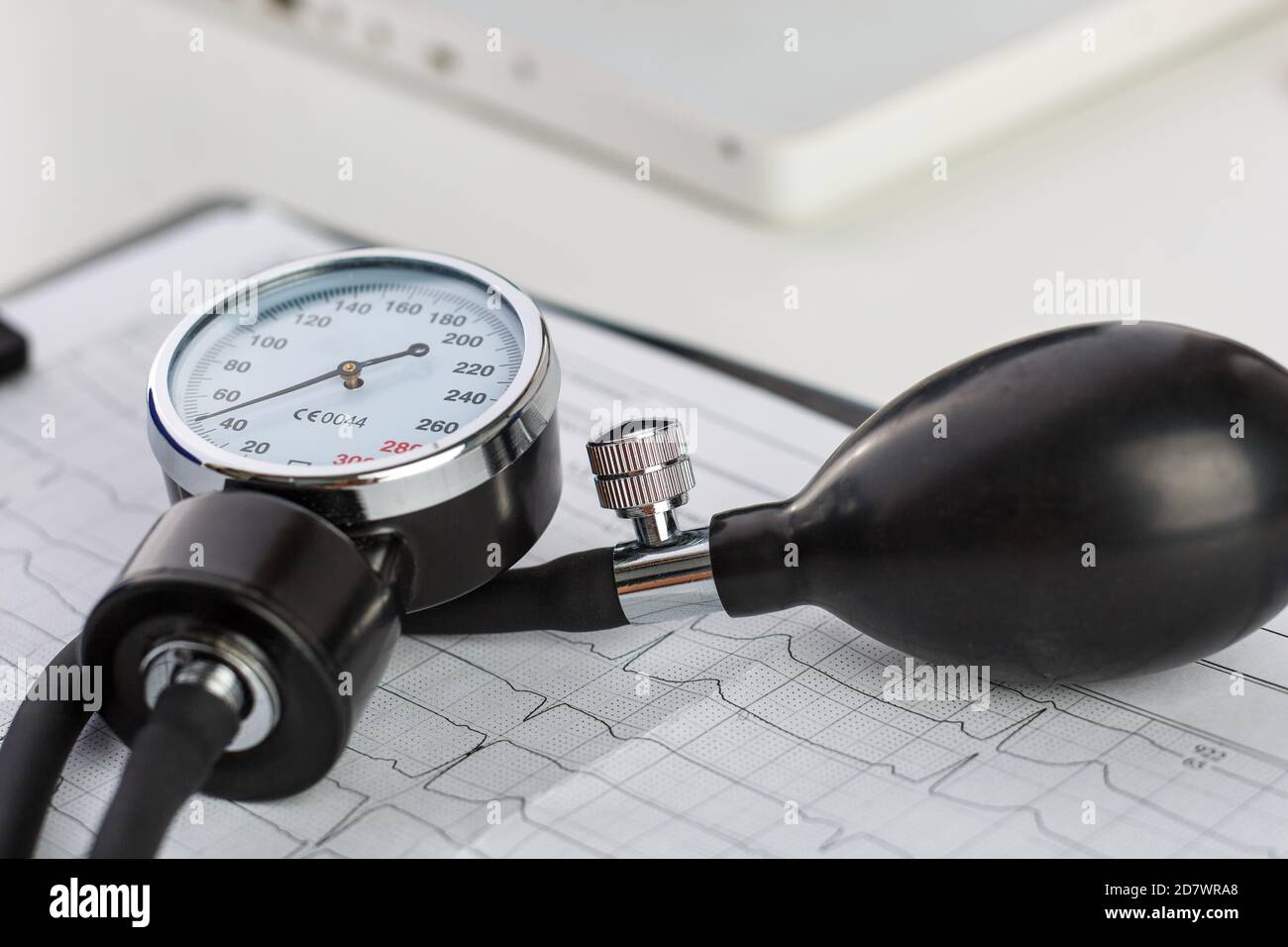 Blood pressure measurer Stock Photo - Alamy