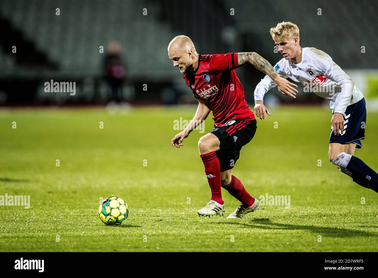 Aarhus, Denmark. 25th Oct, 2020. Nicolai Boilesen (20) of FC Copenhagen ...