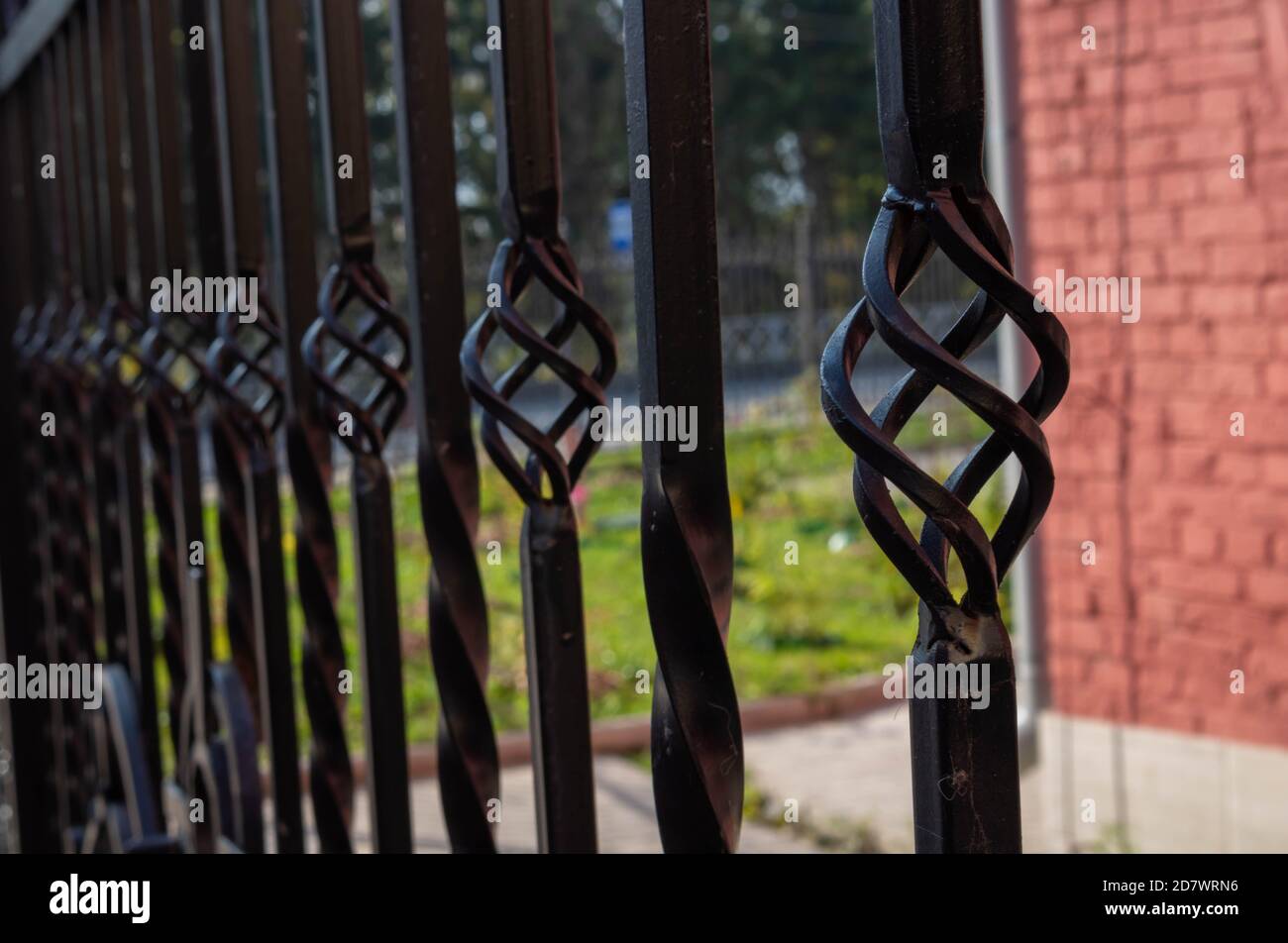Twisted iron railing hi-res stock photography and images - Alamy