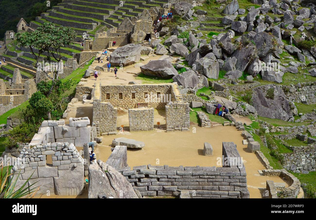 Machu Picchu Lost city of Incas, Peru Stock Photo - Alamy