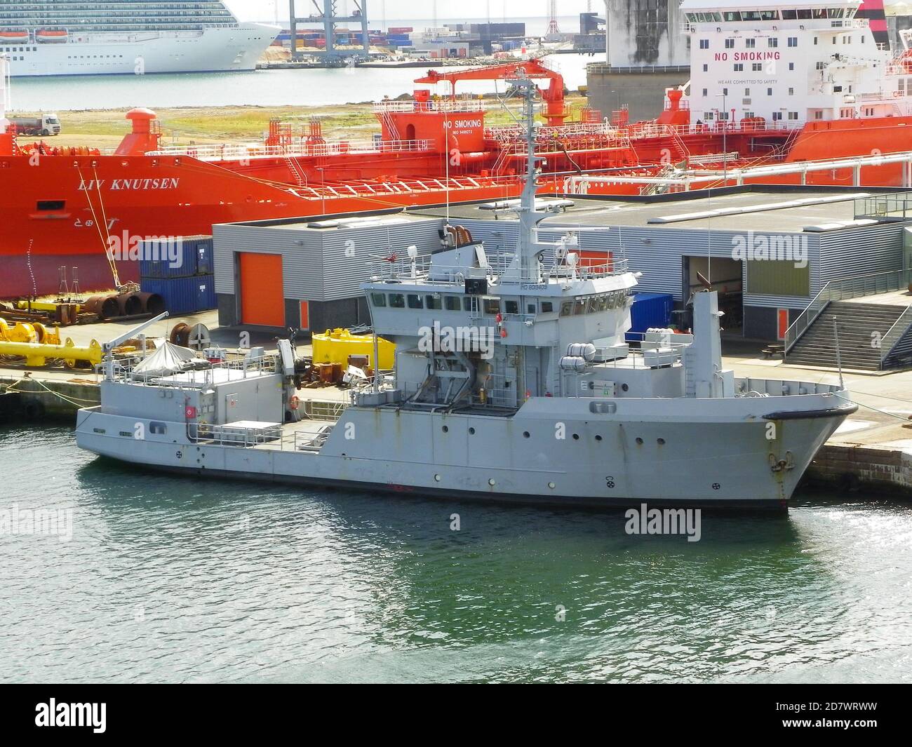 supply vessel; 8019409; Arhus; Denmark; Danmark; port;hamn;havn Stock ...