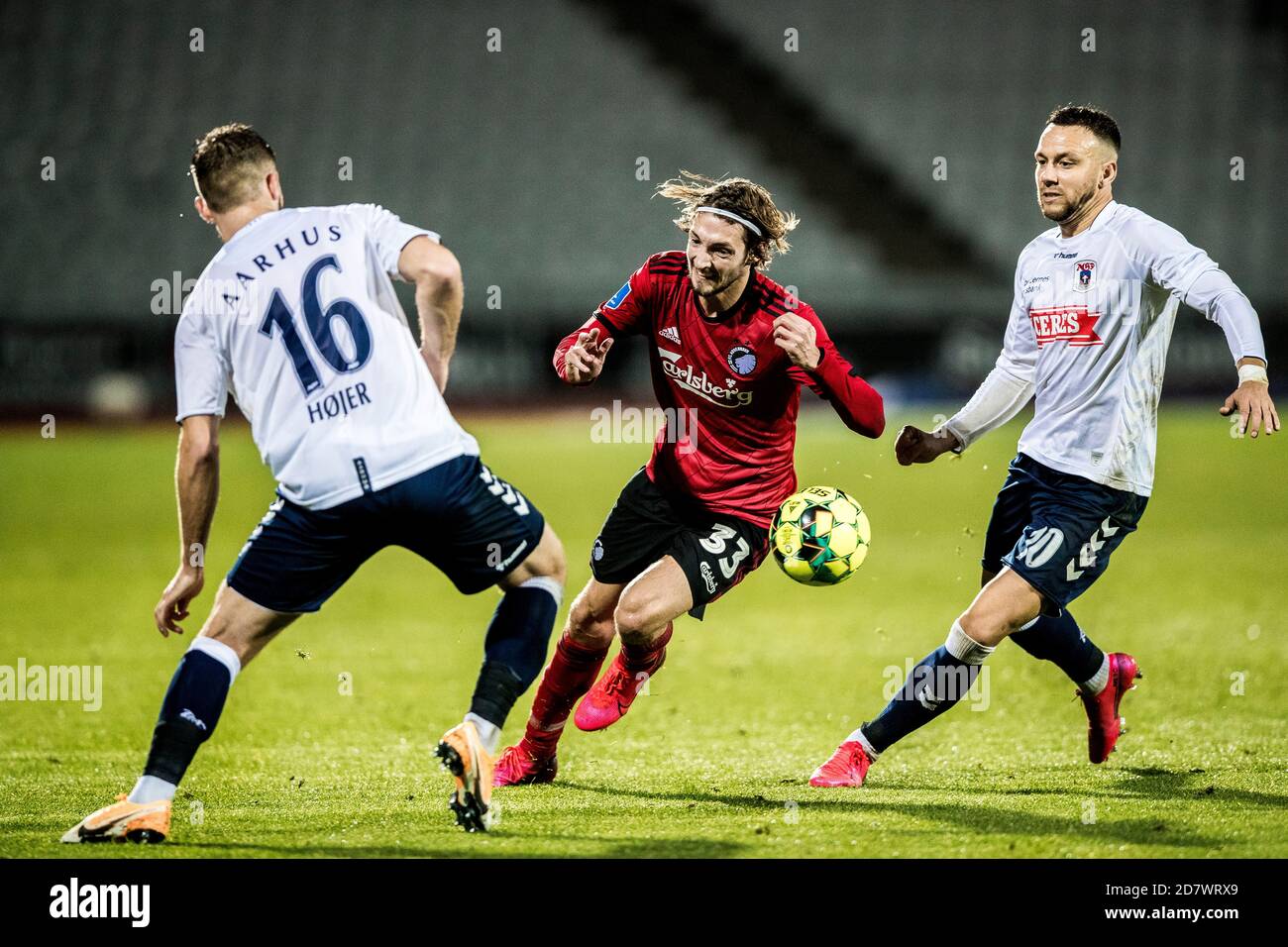 Aarhus, Denmark. 25th Oct, 2020. Rasmus Falk (33) of FC Copenhagen seen ...