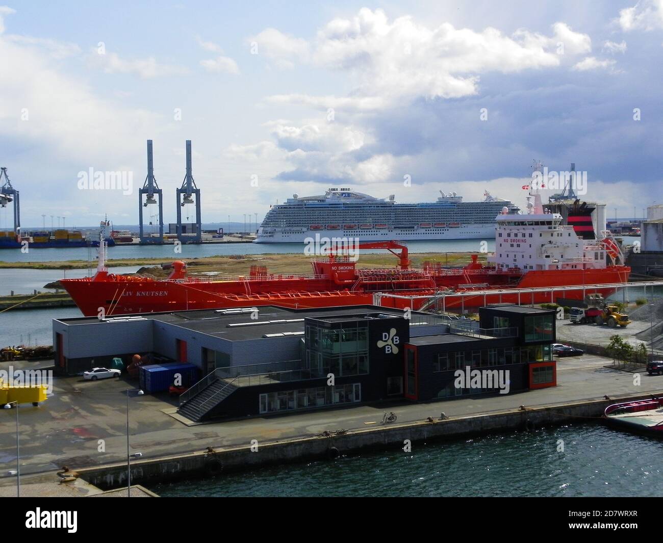 Bulk Terminal, Arhus; Denmark; Danmark; port;hamn;havn Stock Photo - Alamy