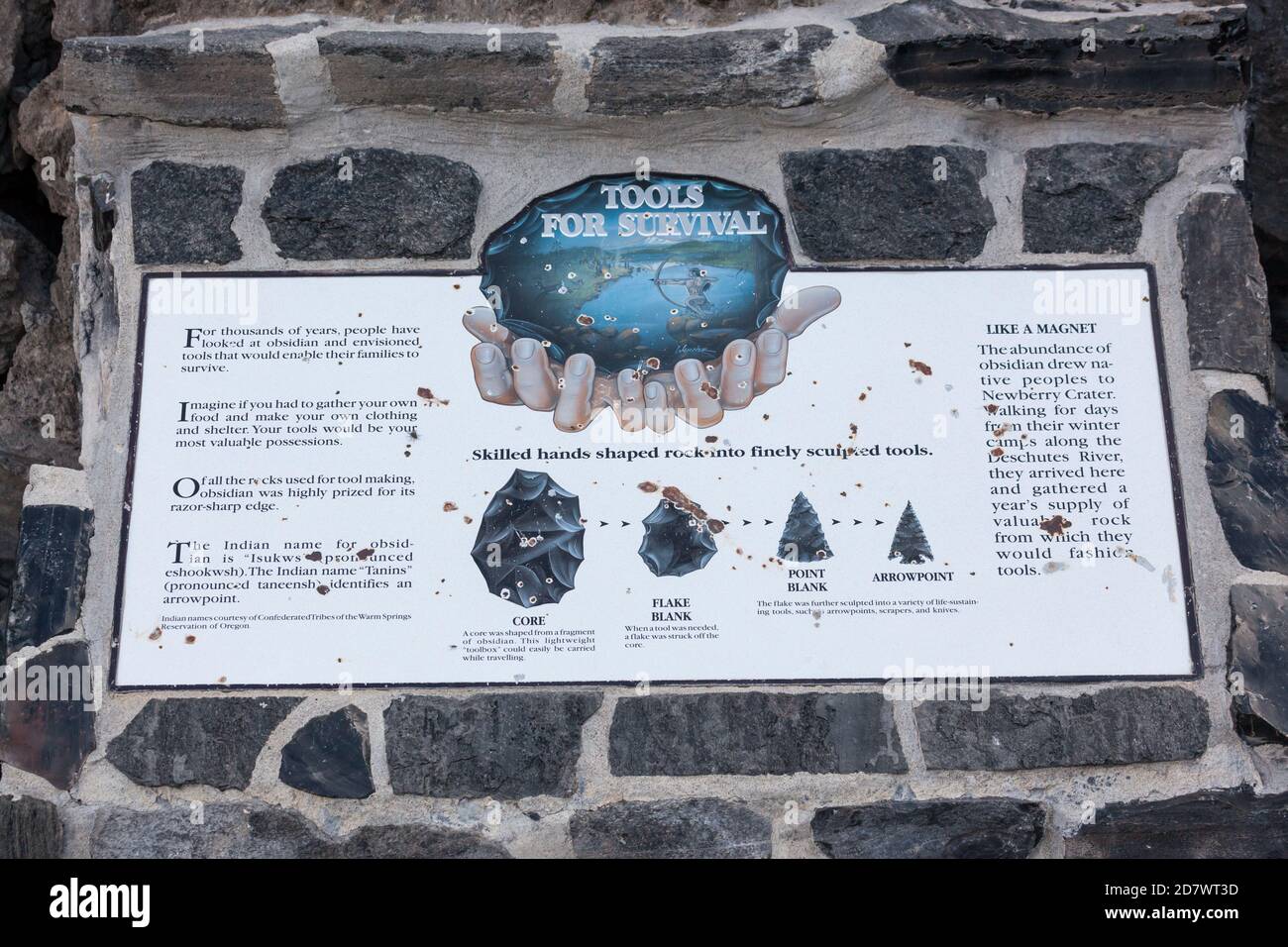 Obsidian tools hi-res stock photography and images - Alamy