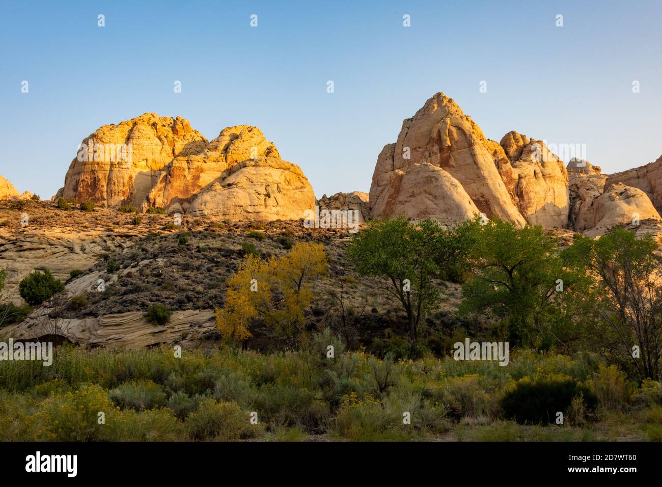 Capitol Reef national Park at Sunrise Stock Photo - Alamy