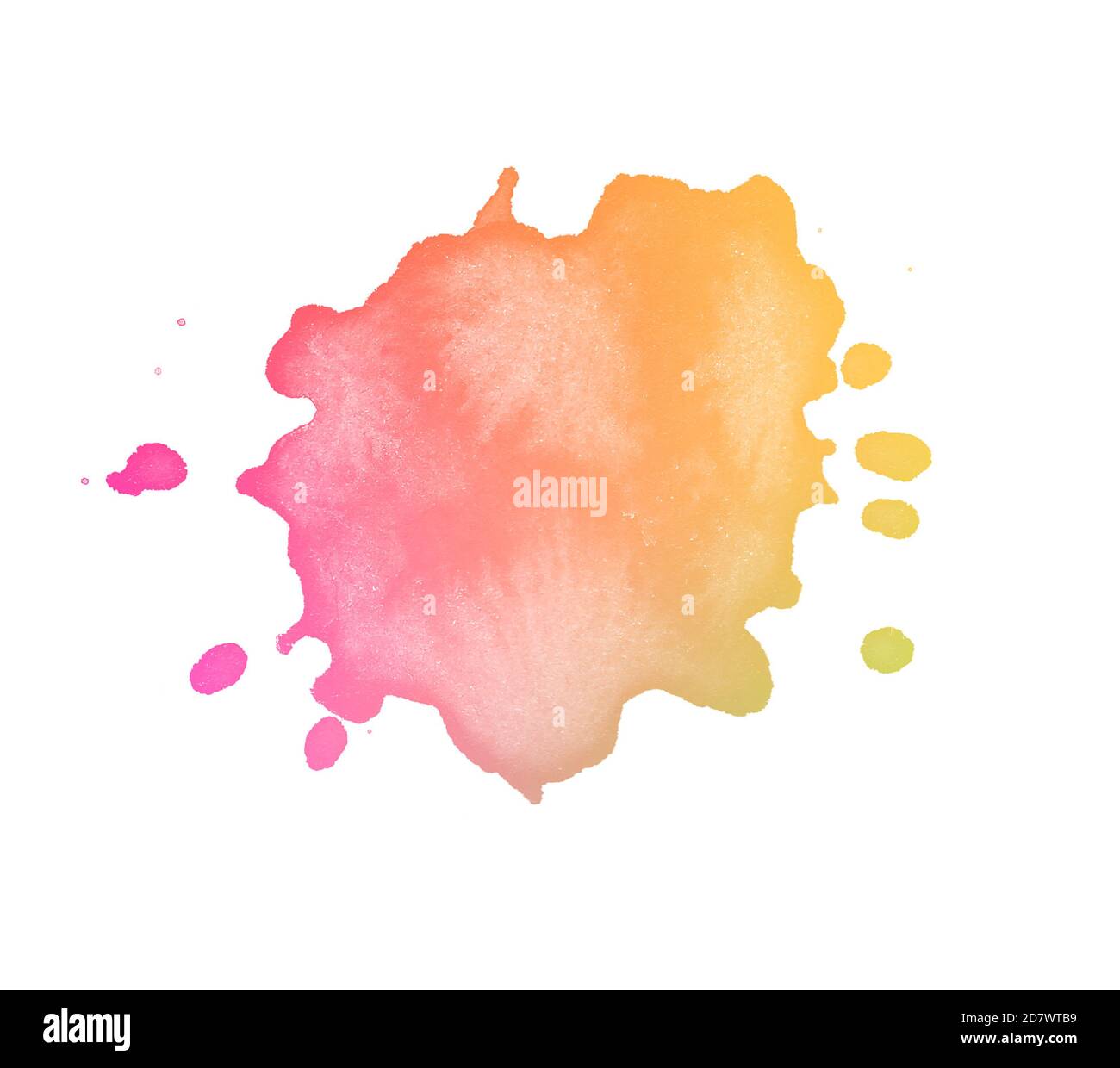 Abstract colorful watercolor splash brush background Stock Photo - Alamy