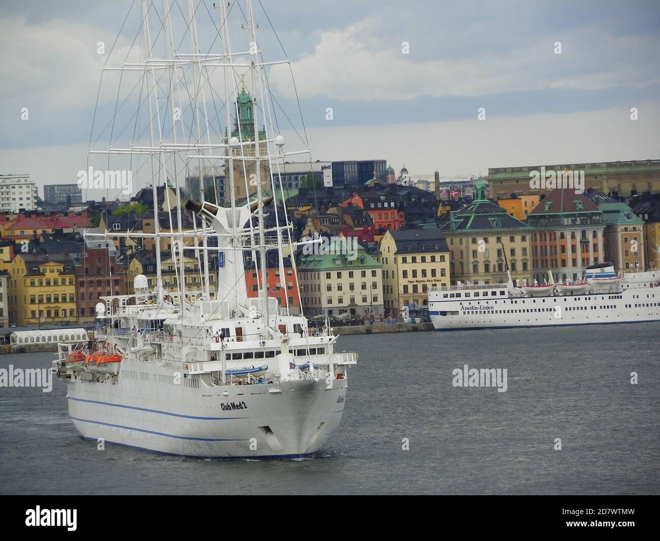 SS Club Med 2 sailing ship in Stockholm, Sweden Stock Photo - Alamy