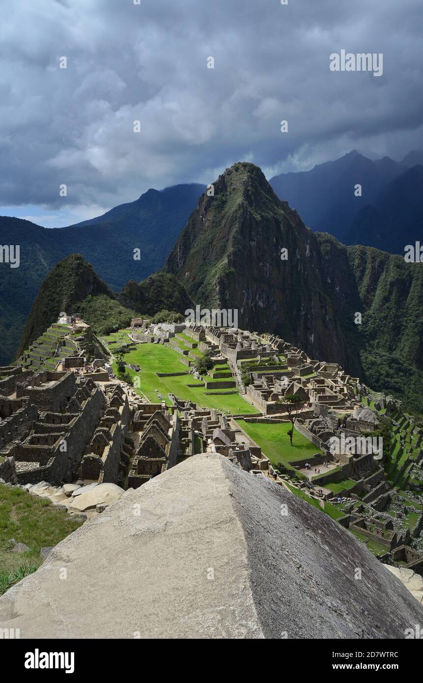 Machu Picchu Lost city of Incas, Peru Stock Photo - Alamy
