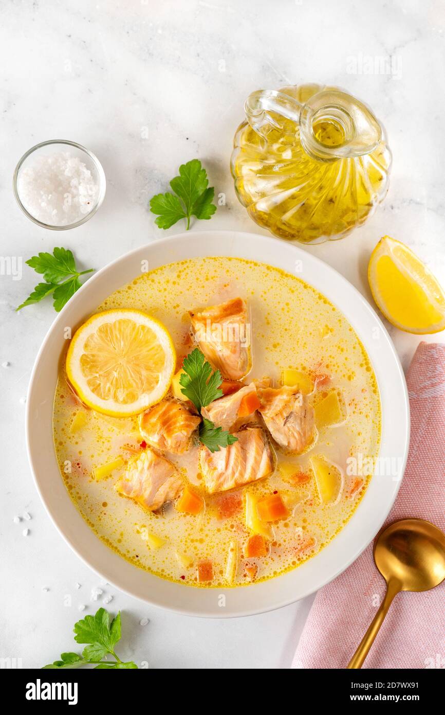 Finnish creamy fish soup hi-res stock photography and images - Alamy