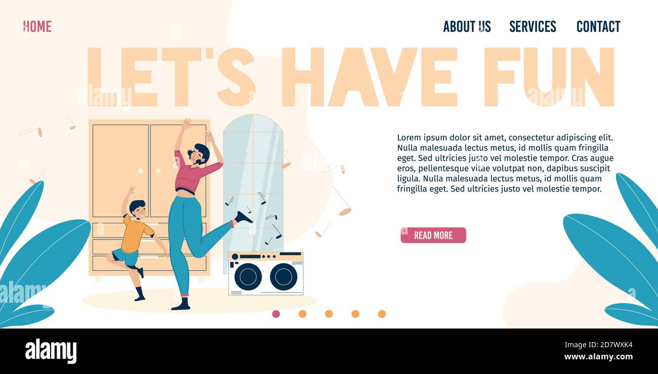 Happy mother laughing together Stock Vector Images - Alamy