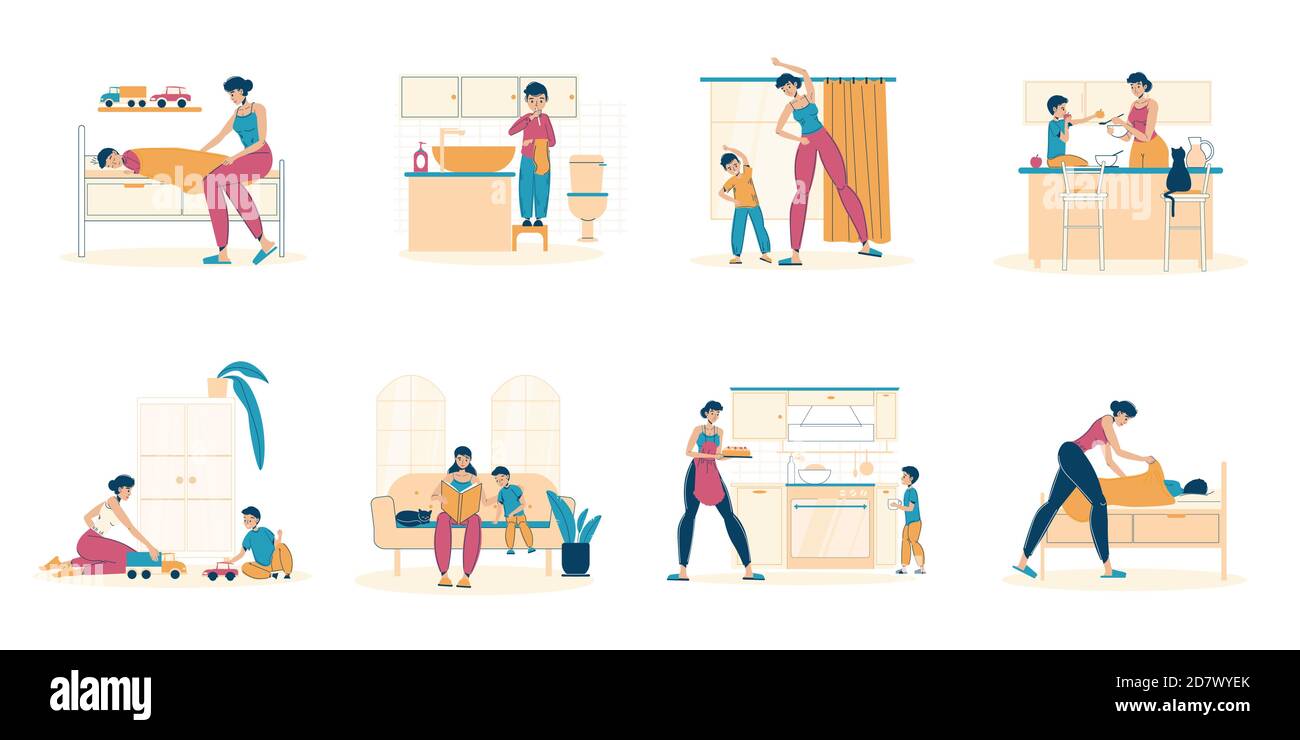 Daily life recreation Cut Out Stock Images & Pictures - Alamy