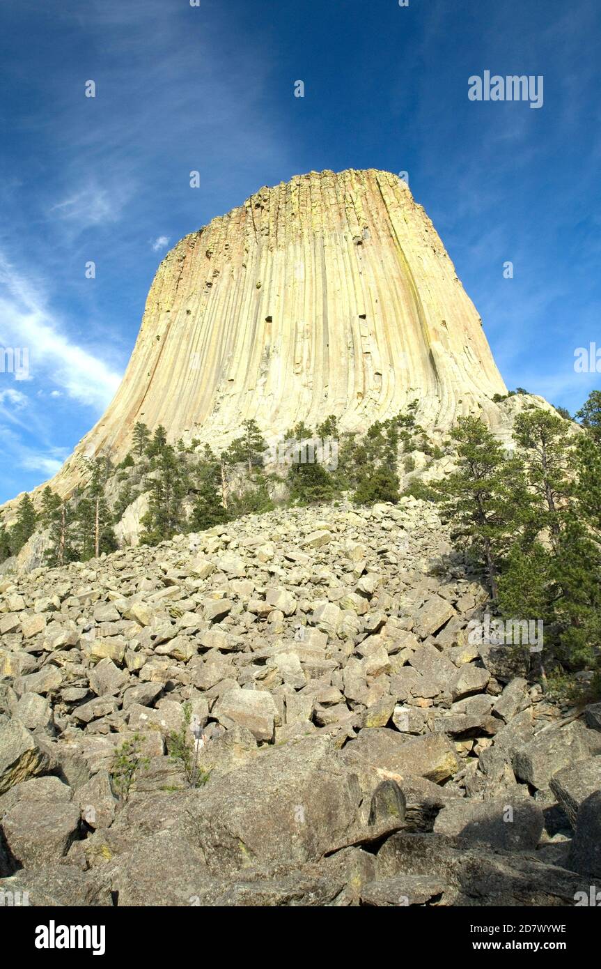 Climbing devils tower hi-res stock photography and images - Alamy