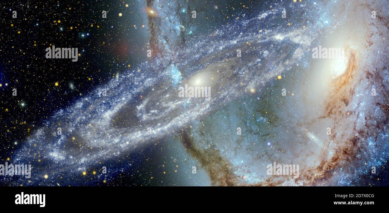 Spiral Galaxy. Elements of this image furnished by NASA Stock Photo - Alamy