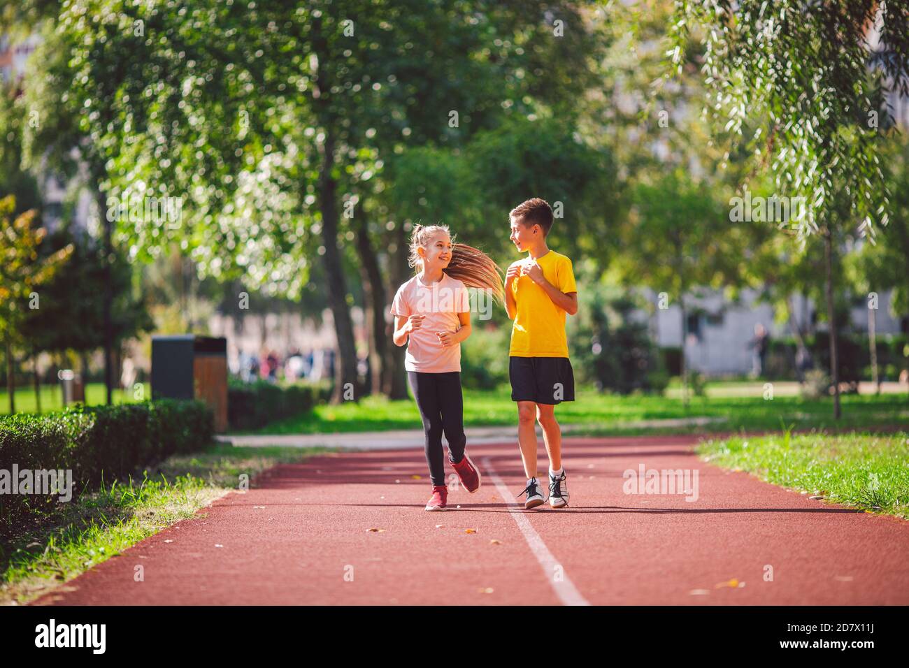 Teen Running Race Track Girl High Resolution Stock Photography and ...