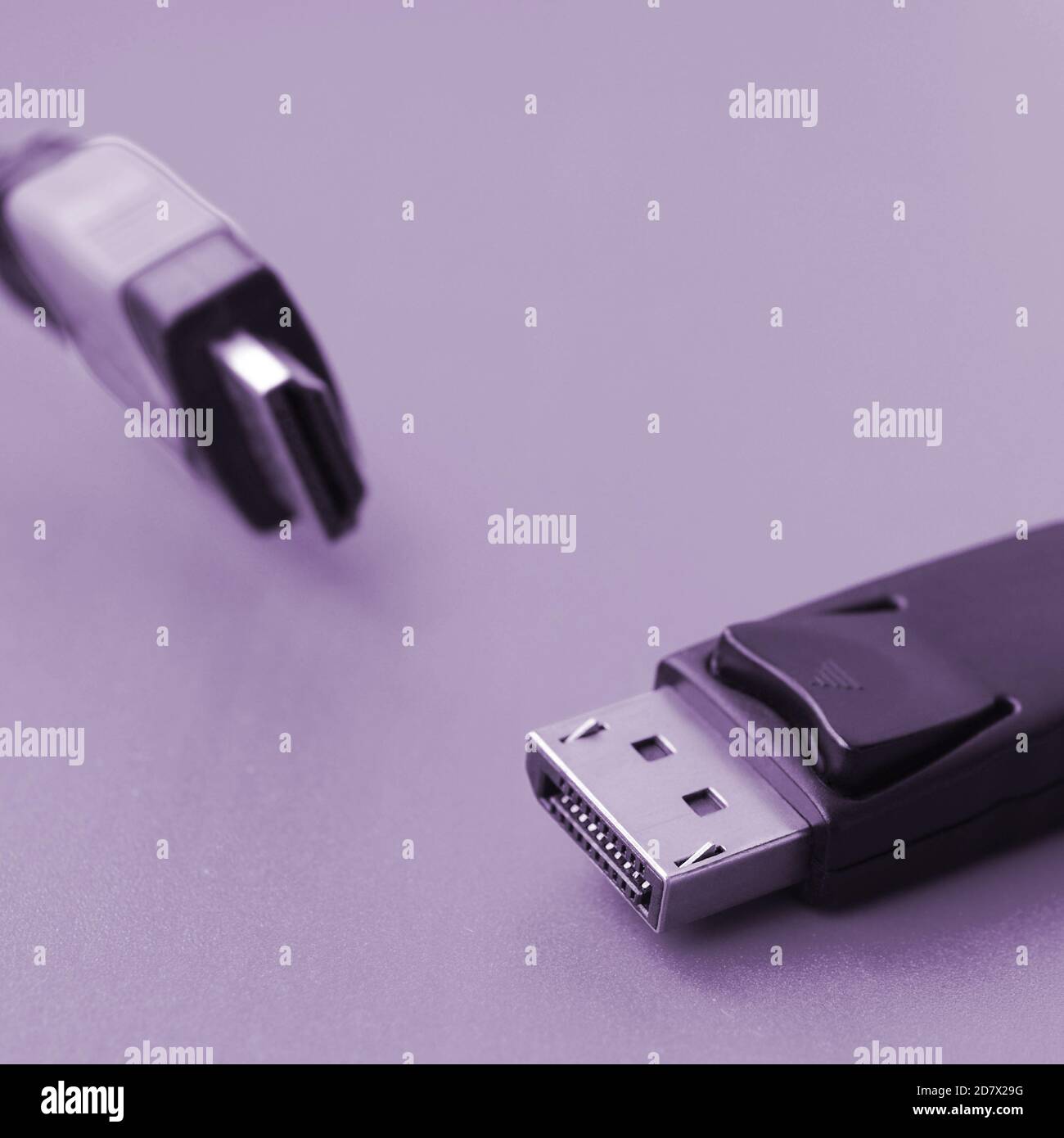 Audio video HDMI computer cable plug and 20-pin male DisplayPort gold ...