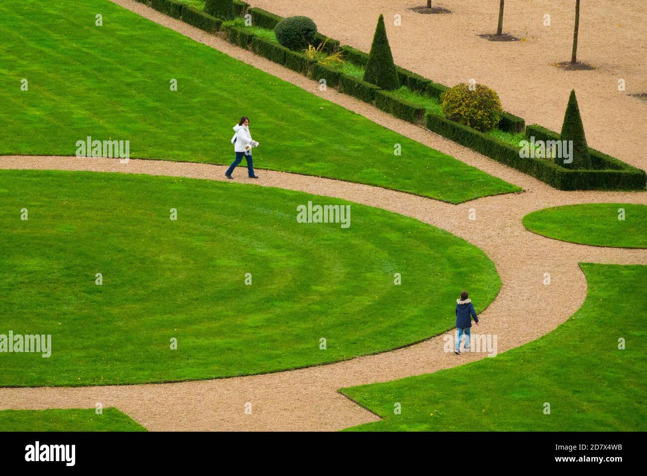 Labyrinth garden royal castle gardens hi-res stock photography and ...