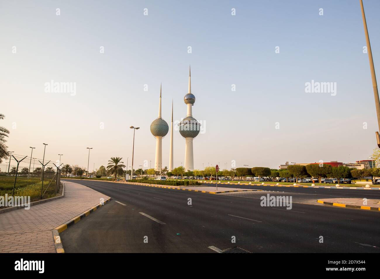 Kuwait towers best view hi-res stock photography and images - Alamy