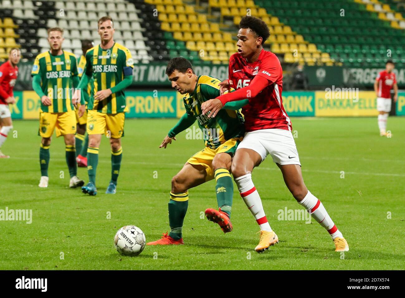 DEN HAAG, NETHERLANDS - OCTOBER 25: Nikos Karelis of ADO Den Haag ...