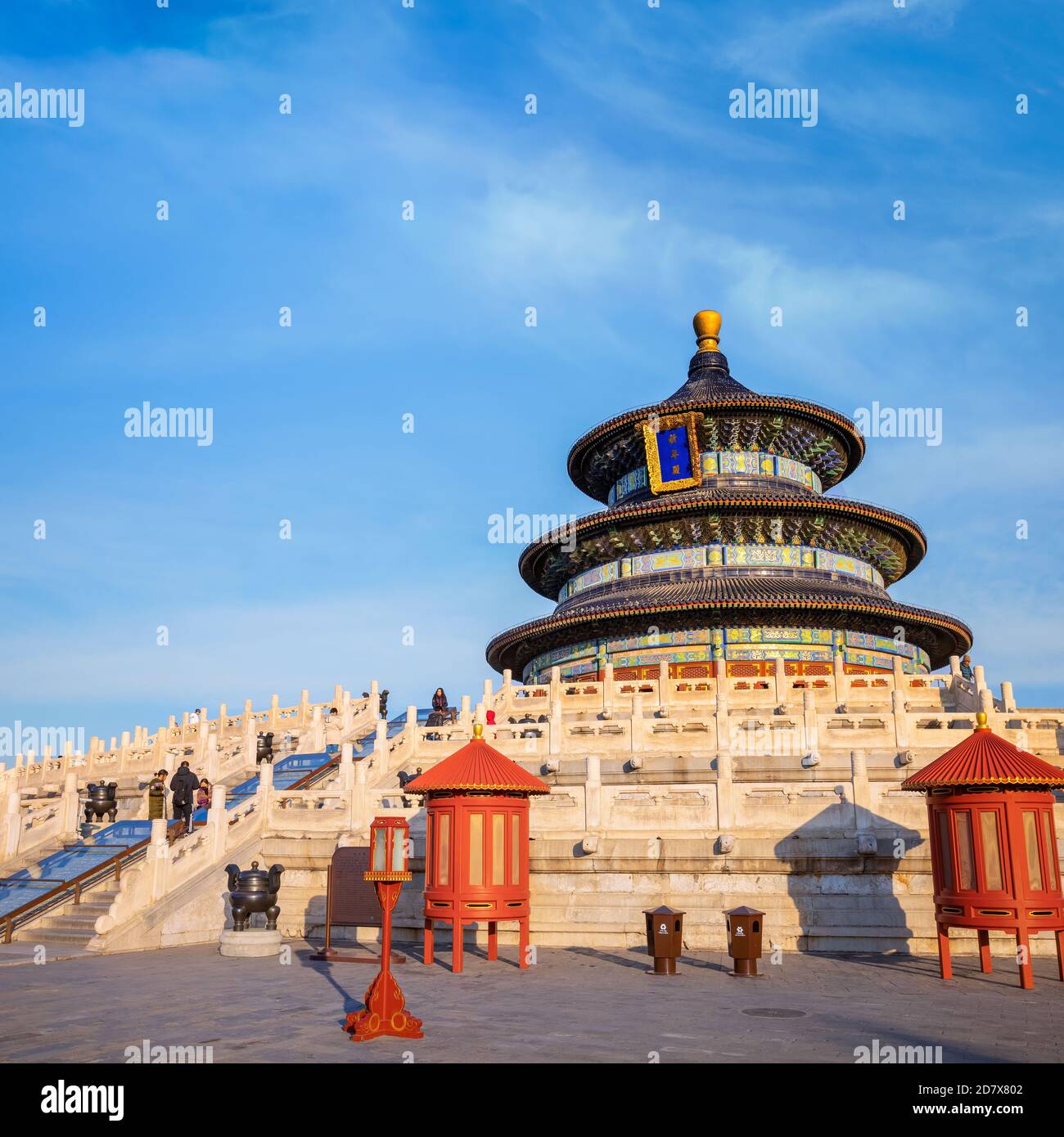 Beijing, China - Jan 10 2020: The Temple of Heaven is an imperial ...