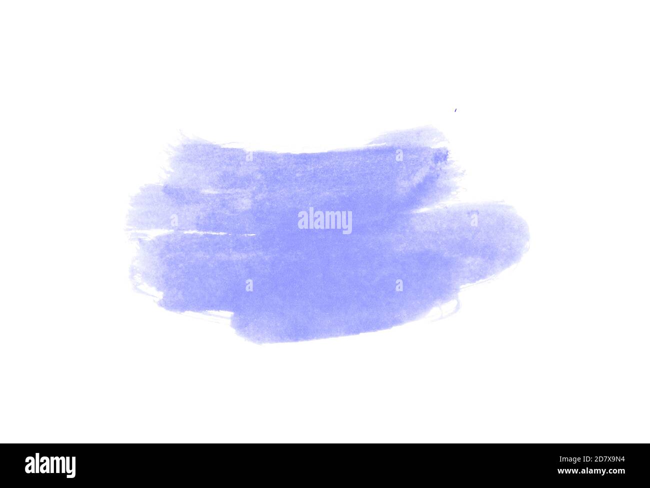 Abstract blue smear isolated on white backdrop for painting Stock Photo ...