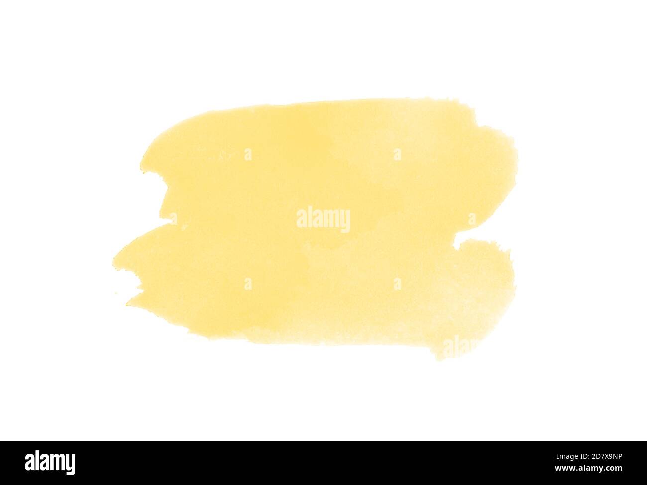 Yellow isolated paint brush for draw Stock Photo - Alamy
